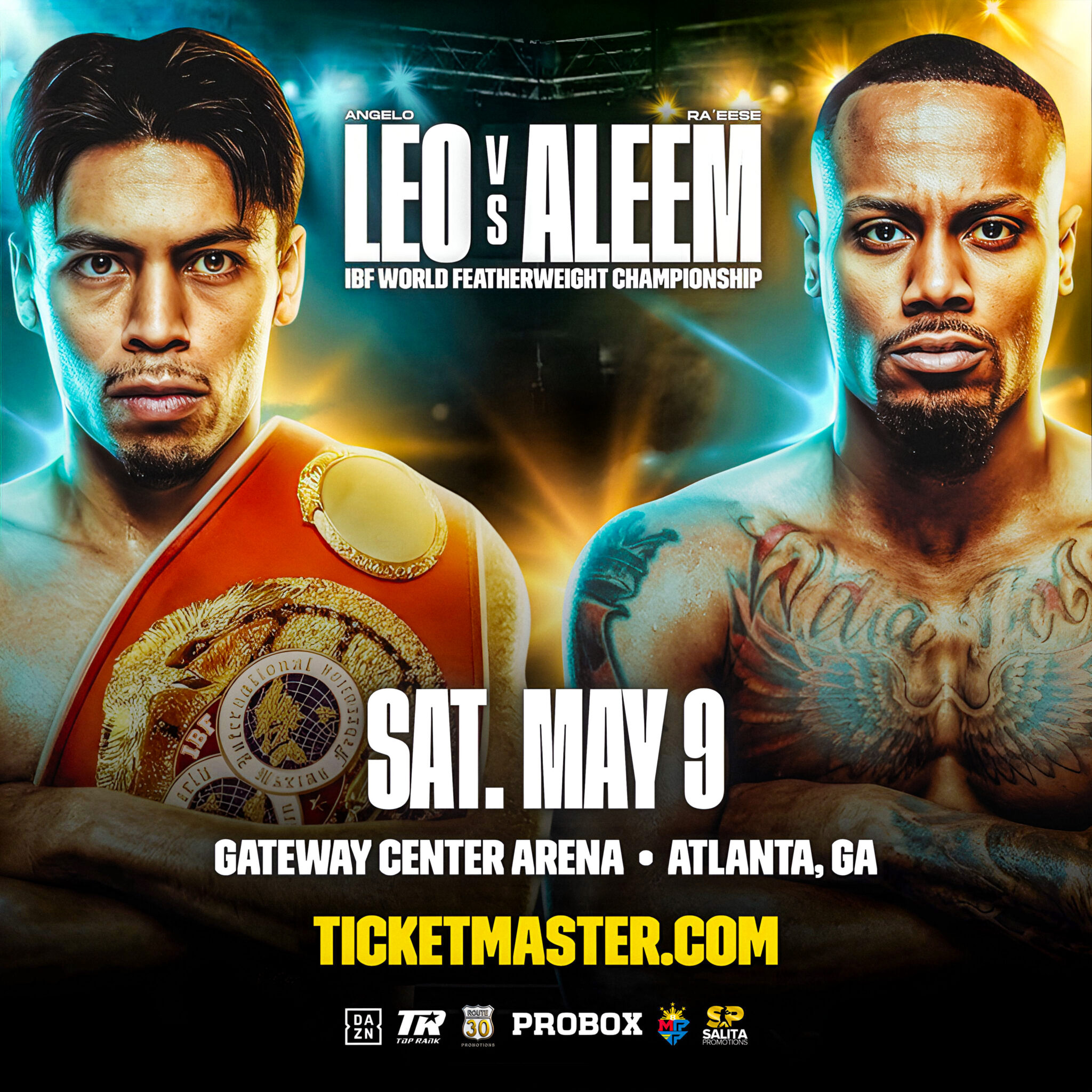 Big Time Boxing USA - Angelo Leo vs. Ra'eese Aleem - Gateway Center ...